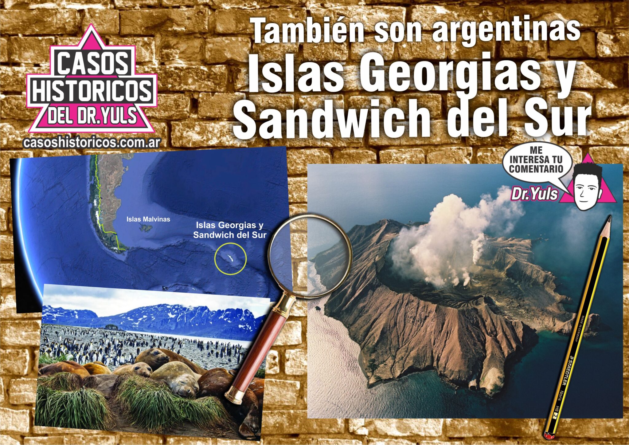 Islas Georgias y Sandwich del Sur, también son argentinas