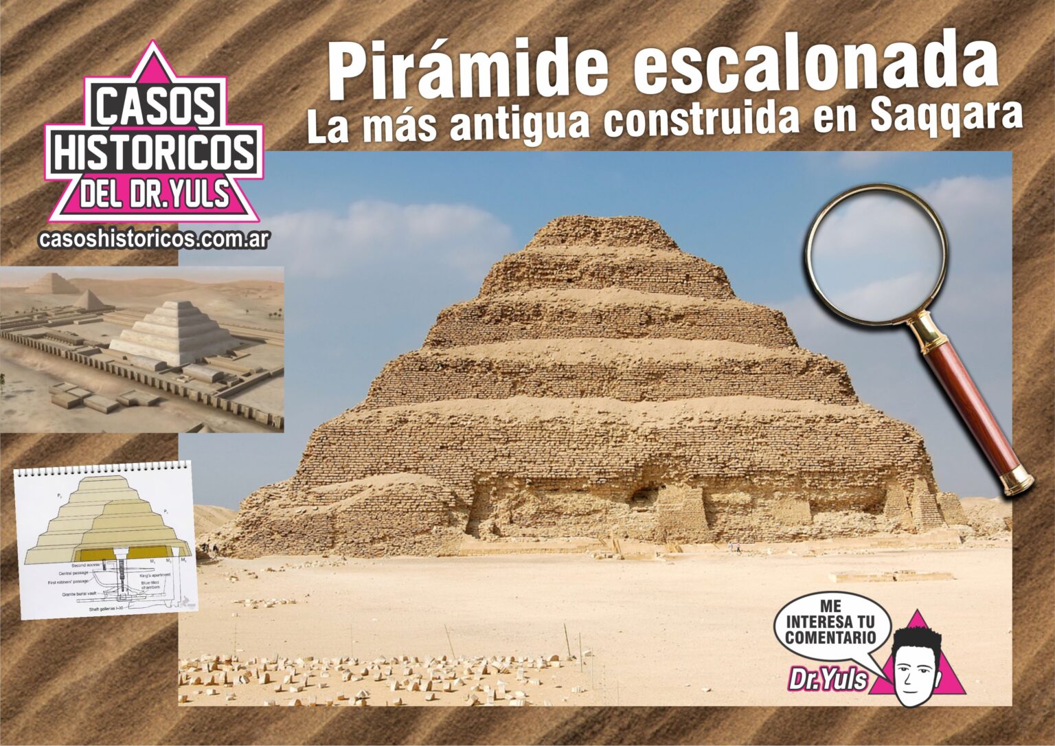 Pirámide escalonada de Saqqara