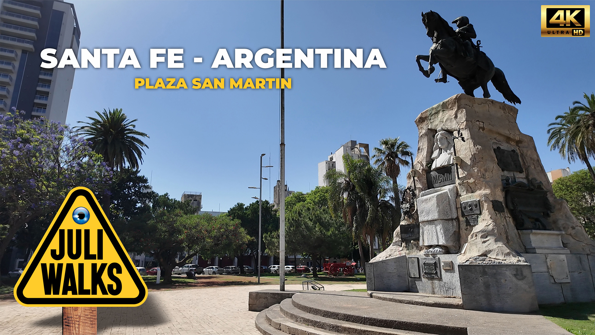 JULI WALKS: Plaza San Martín y Museo Ameghino 🇦🇷 / Caminata relax Santa ...